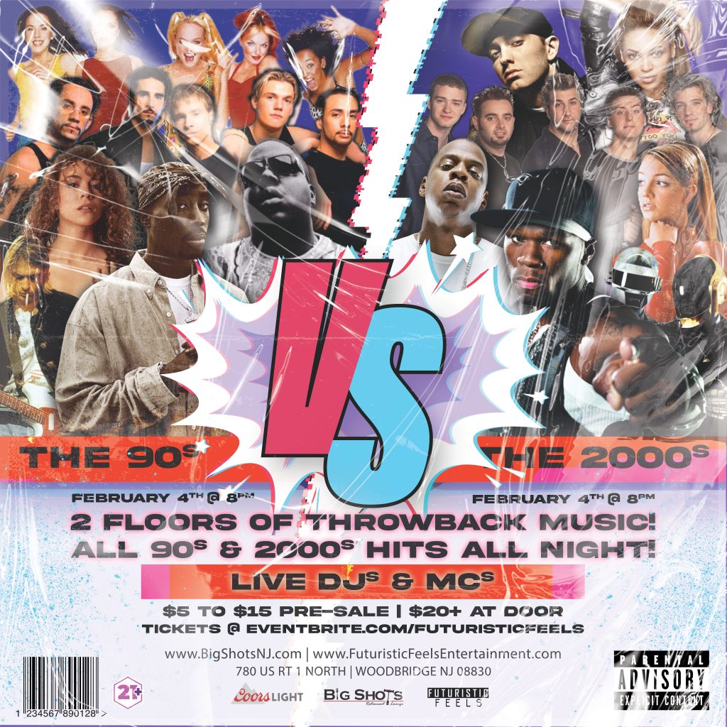 The 90's VS The 2000's - Big Shots Restaurant & Lounge