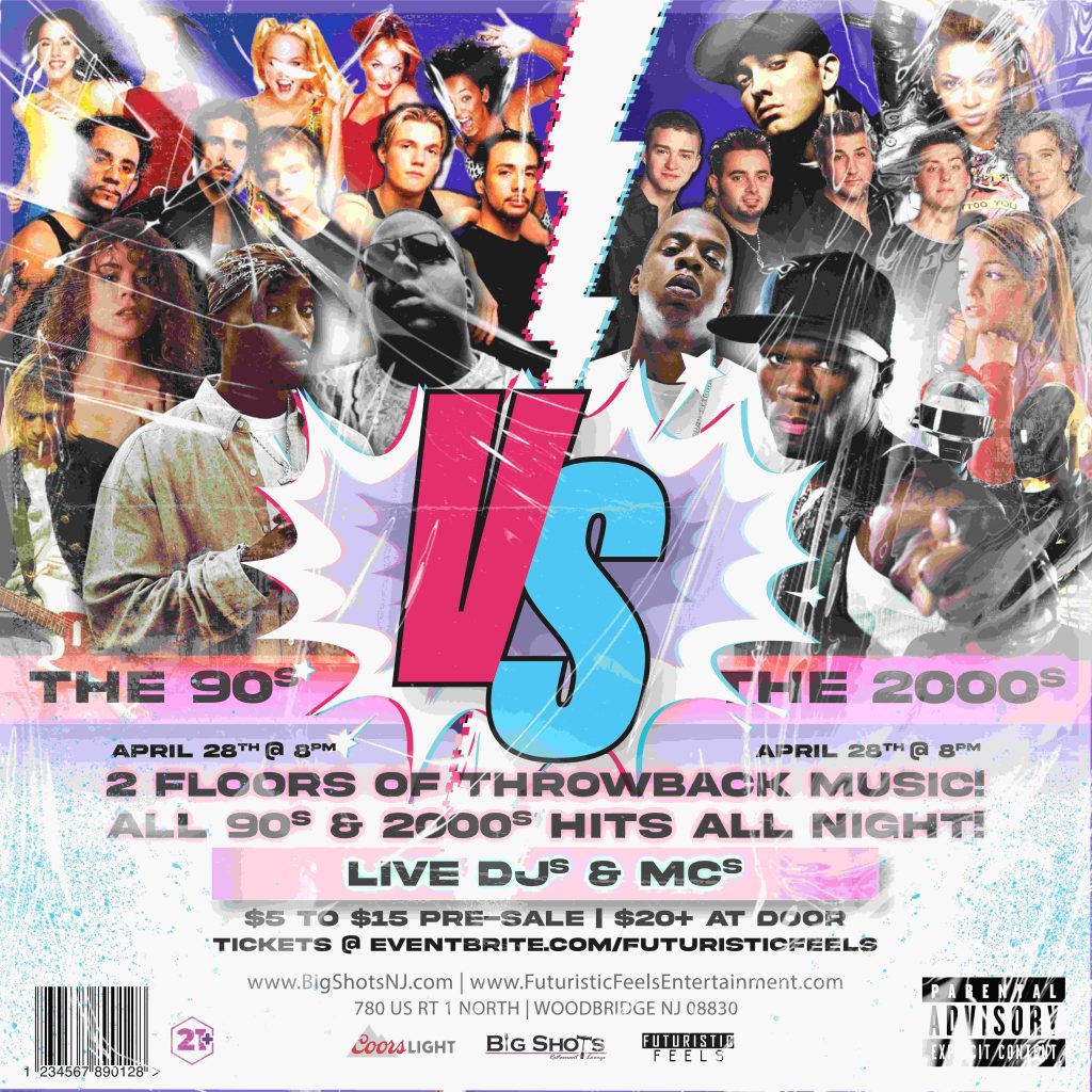 90s vs 2000s Night - Big Shots Restaurant & Lounge