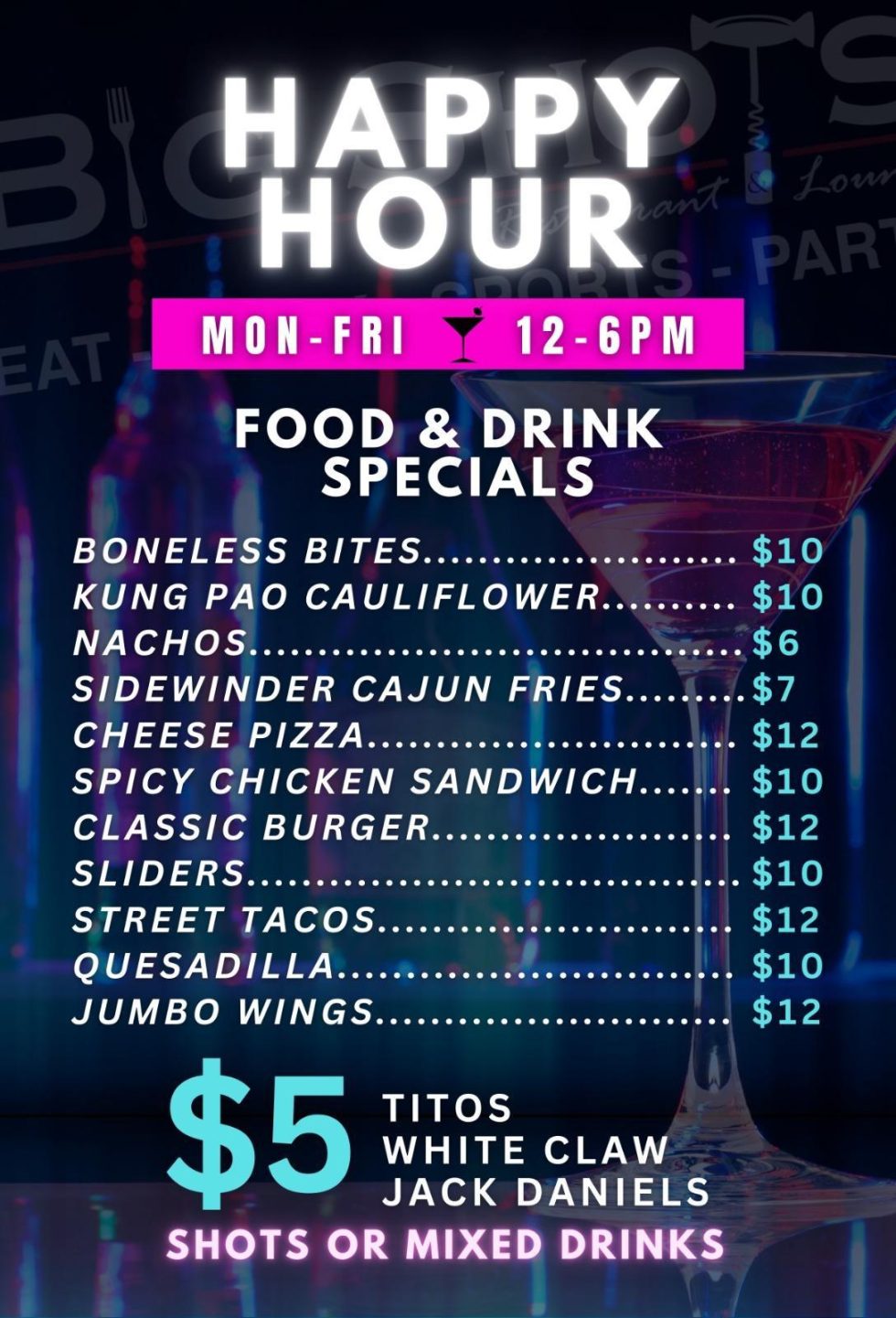 Home - Big Shots Restaurant & Lounge