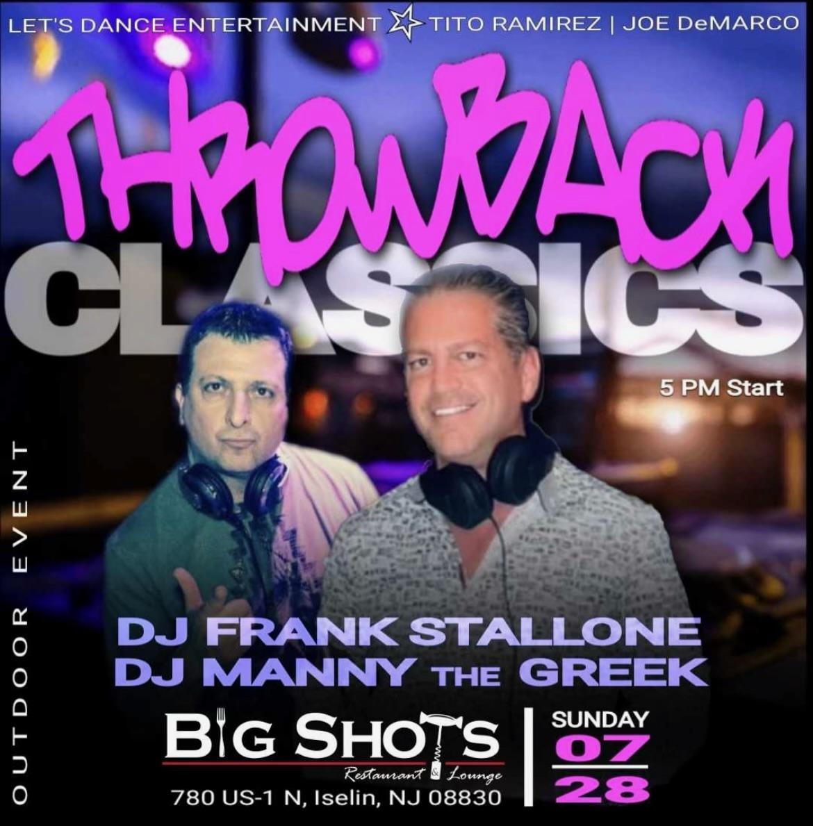 Throwback Classics - Big Shots Restaurant & Lounge